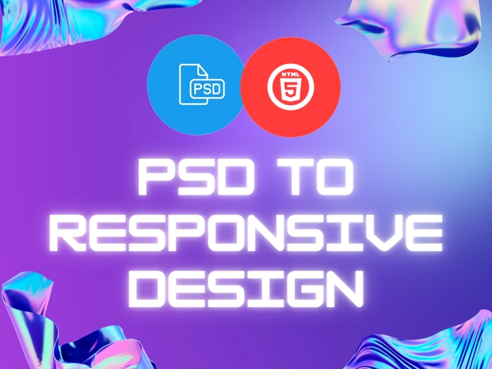 Your PSD file to responsive HTML5 | Upwork
