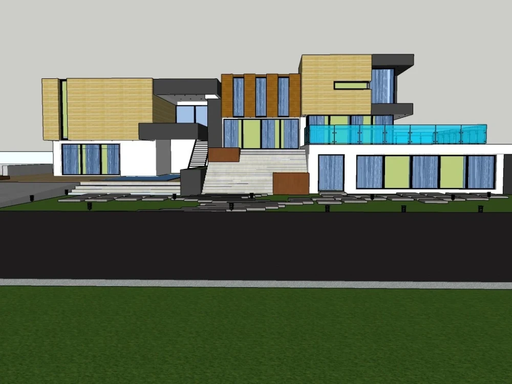 An amazing 3d model in sketchup | Upwork