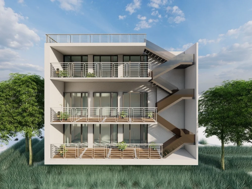 Creative 3D Exterior for your building | Upwork