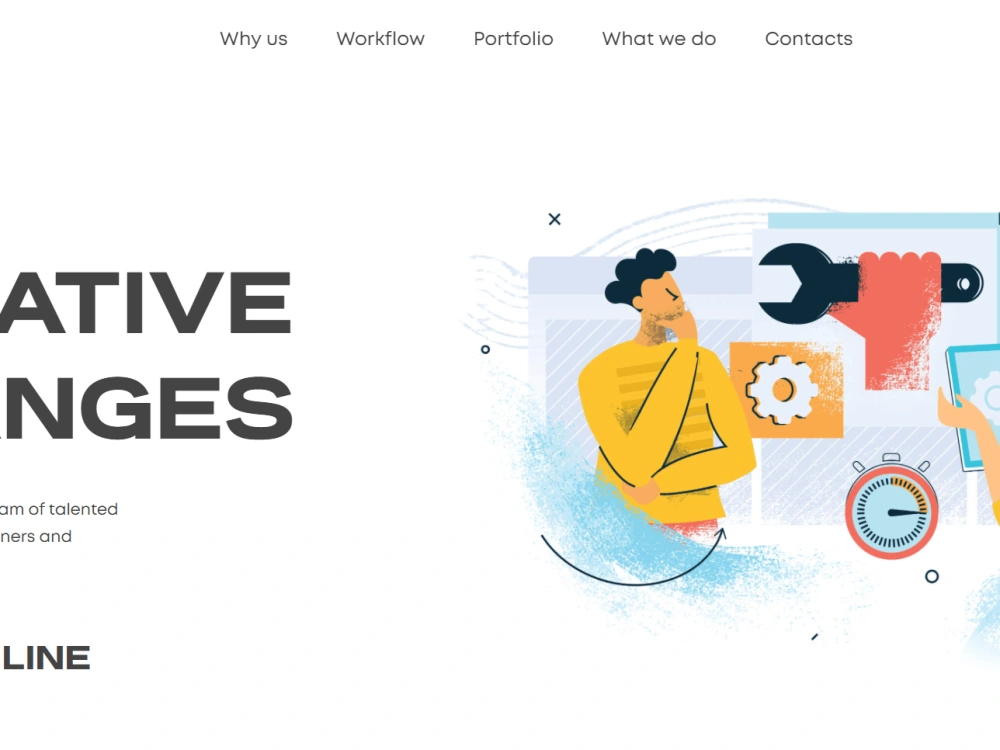 Effective and clean HTML/CSS Landing page with a unique design. | Upwork