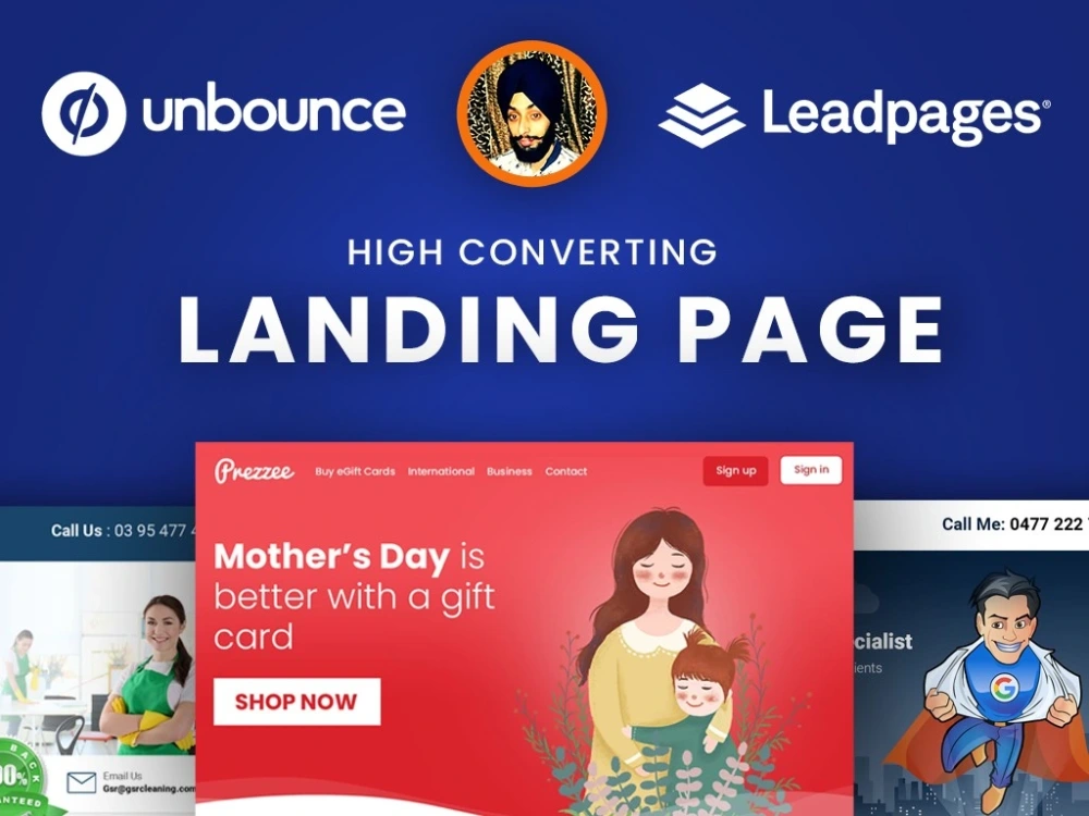 Leadpages landing page | Leadpages Design | Leadpages Expert | Upwork