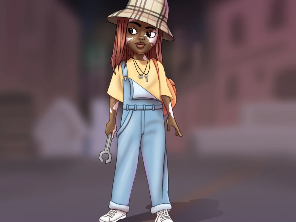 A beautiful character design | Upwork