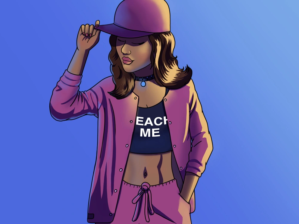 A beautiful character design | Upwork