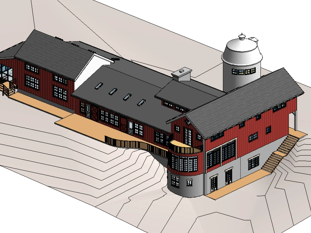 A high quality and precision 3D MODEL in REVIT from DWG or PDF files ...