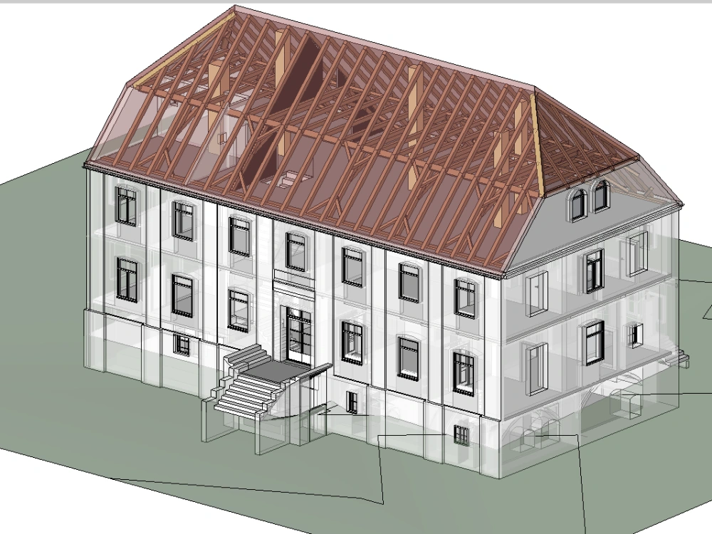 A high quality and precision 3D MODEL in REVIT from DWG or PDF files ...