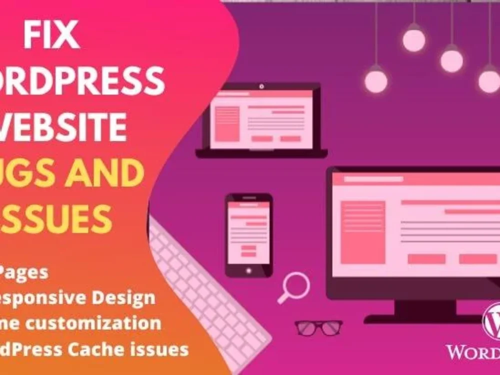 A quick fixes of your WordPress bugs, errors, issues | Upwork