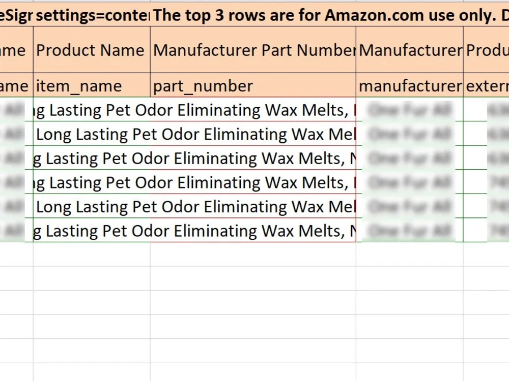 New/update listings or parent-child listings at Amazon | Upwork
