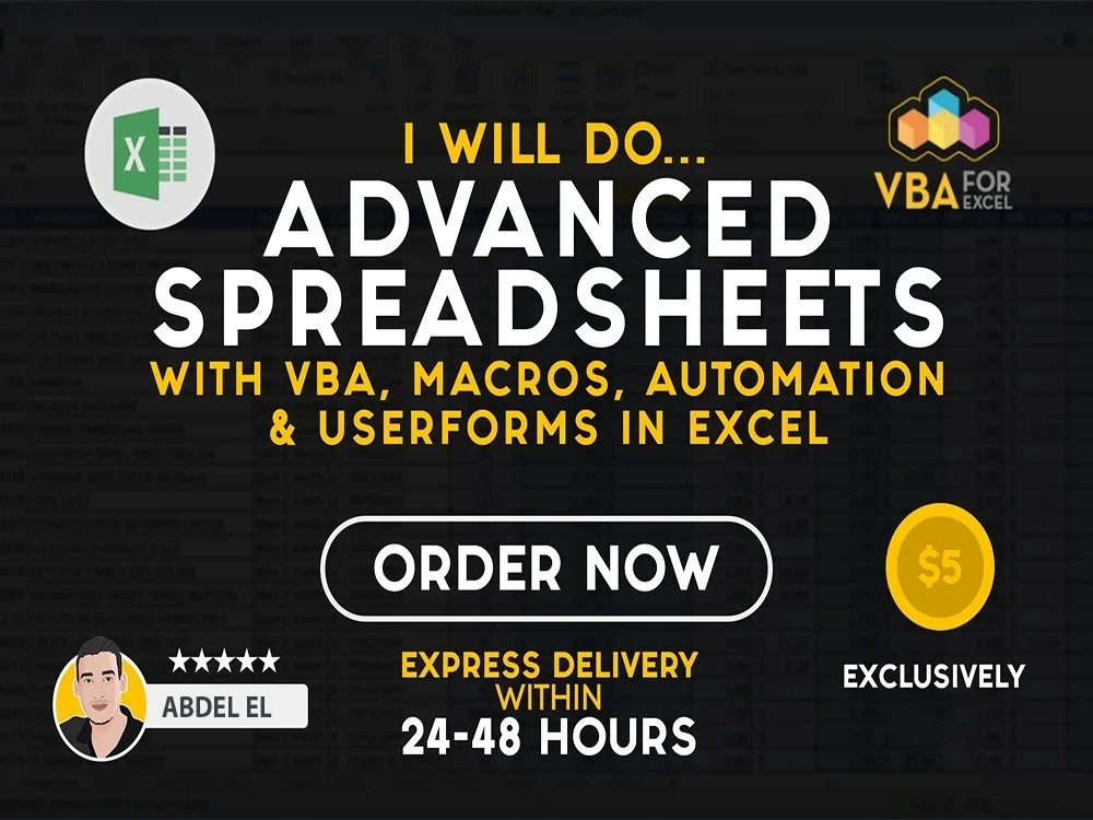 Spreadsheets with advanced functionalities/formulas/macros/graphs | Upwork