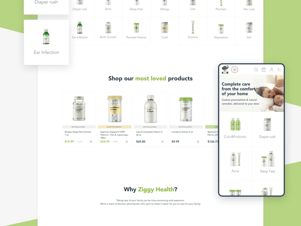 UI/UX Design of your online Pharmacy with Telemedicine feature | Upwork