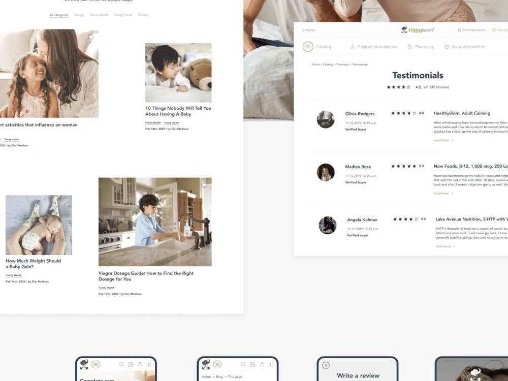 UI/UX Design of your online Pharmacy with Telemedicine feature | Upwork
