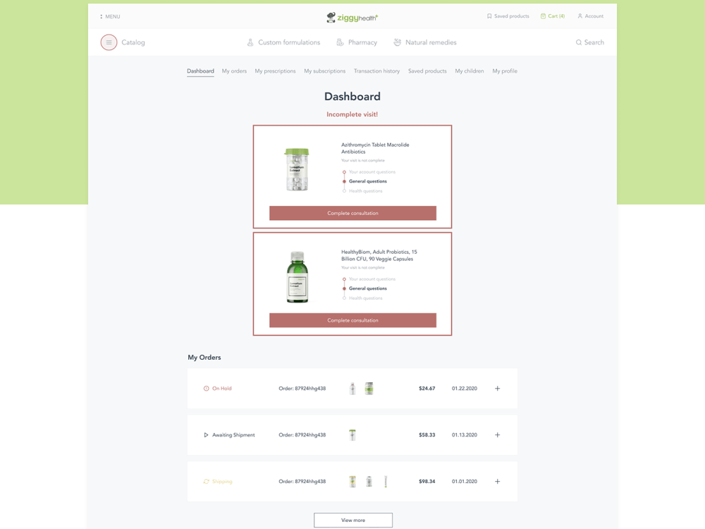 UI/UX Design of your online Pharmacy with Telemedicine feature | Upwork