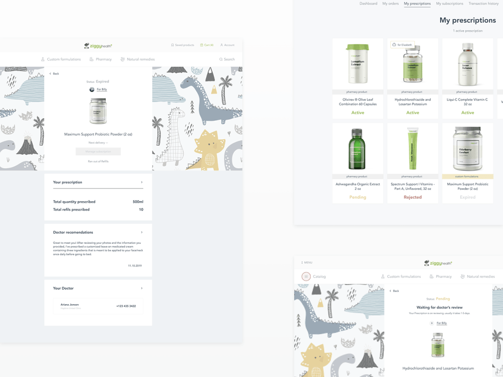 UI/UX Design of your online Pharmacy with Telemedicine feature | Upwork