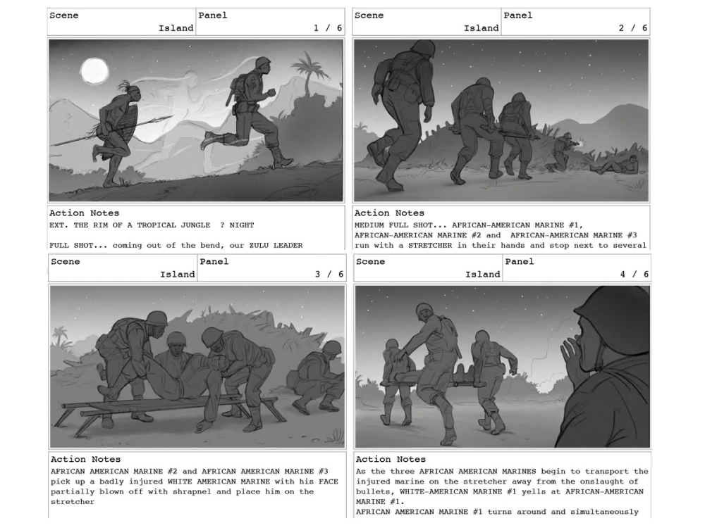 Professional storyboard for your advertising, movie or animation ...