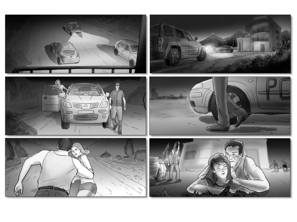 Professional storyboard for your advertising, movie or animation ...