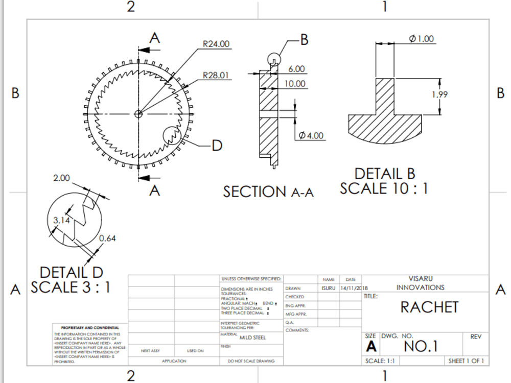 A set of 2D manufacturing drawings of your product. | Upwork