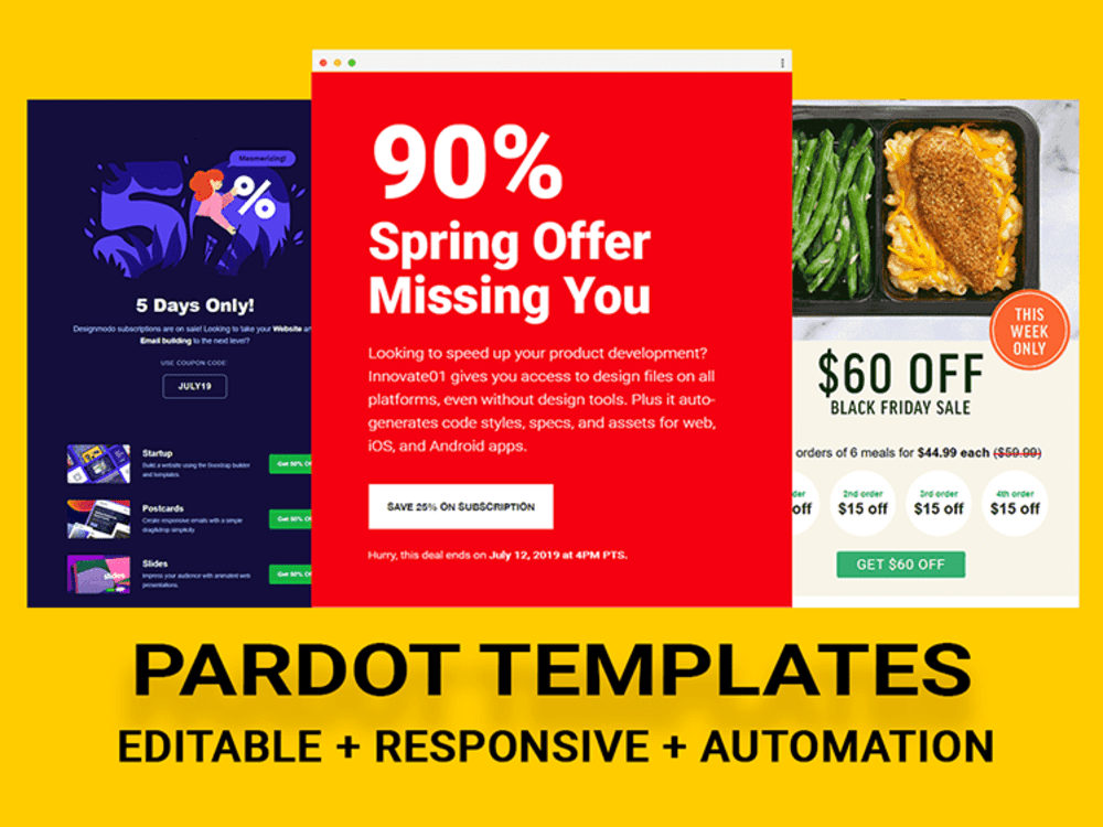 Pardot Email Marketing Template | Newsletter Template Design ...
