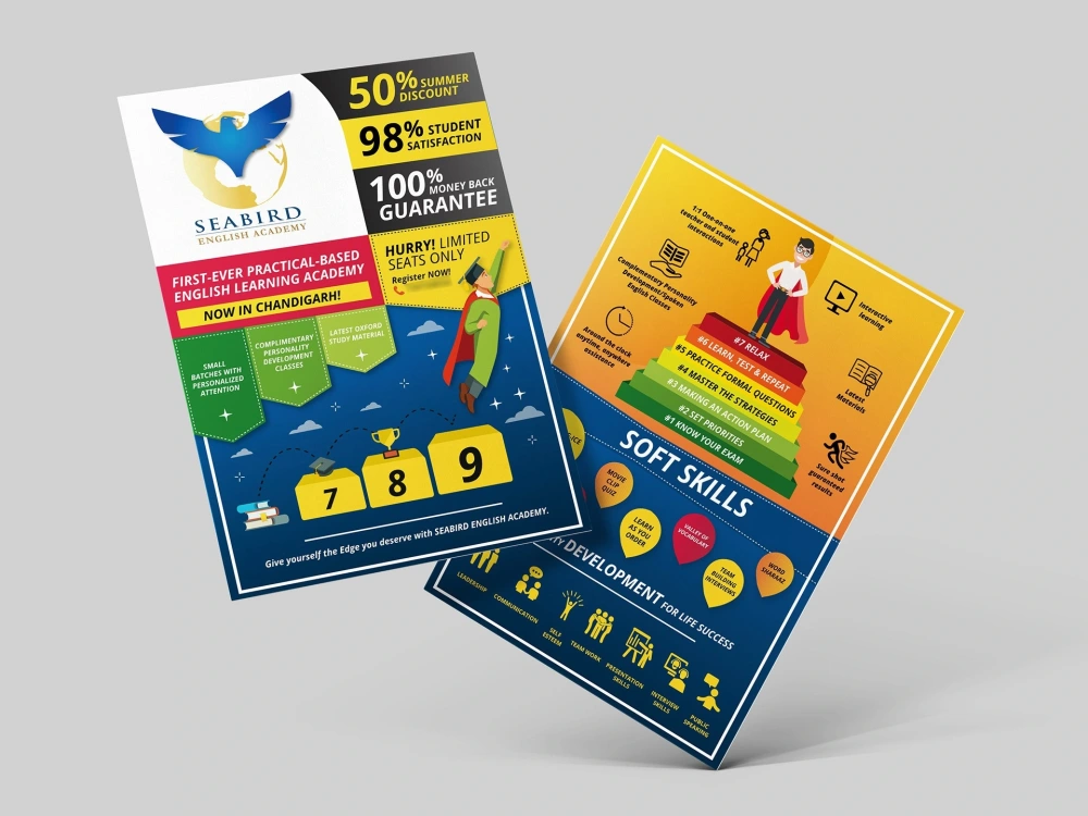A professional bi-sided flyer designed for your business (4 delivery ...