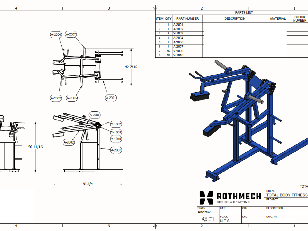 A complete shop drawing package for your fabrication project. | Upwork