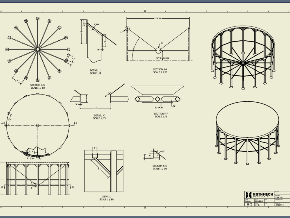 A complete shop drawing package for your fabrication project. | Upwork