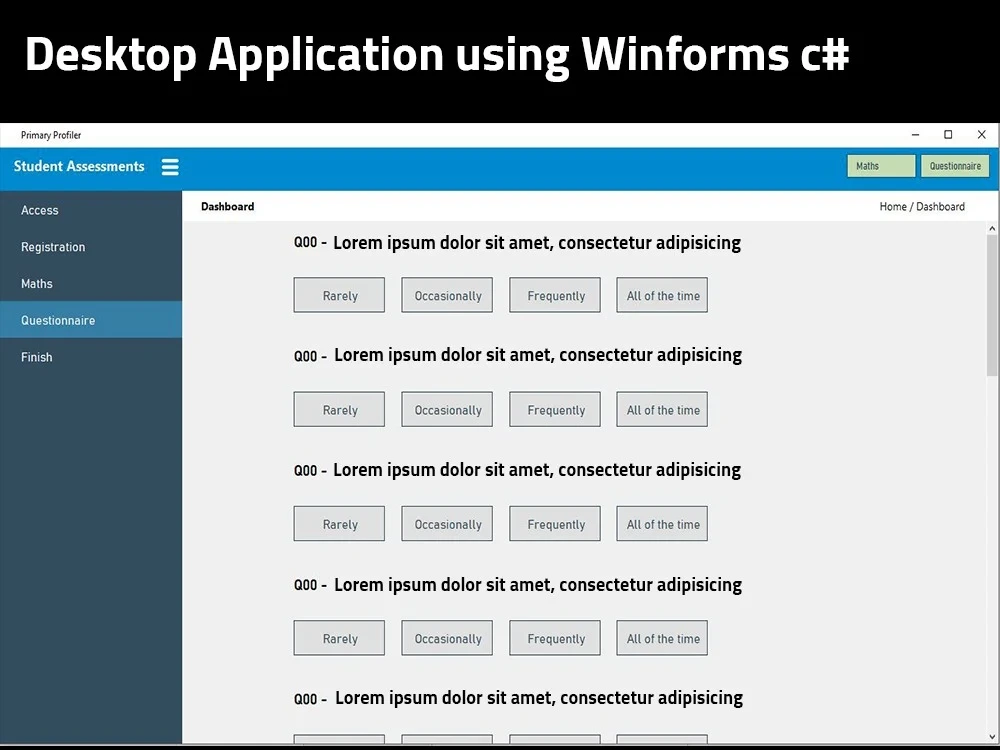 A professional desktop application using c sharp | Upwork A professional desktop application using c sharp | Upwork