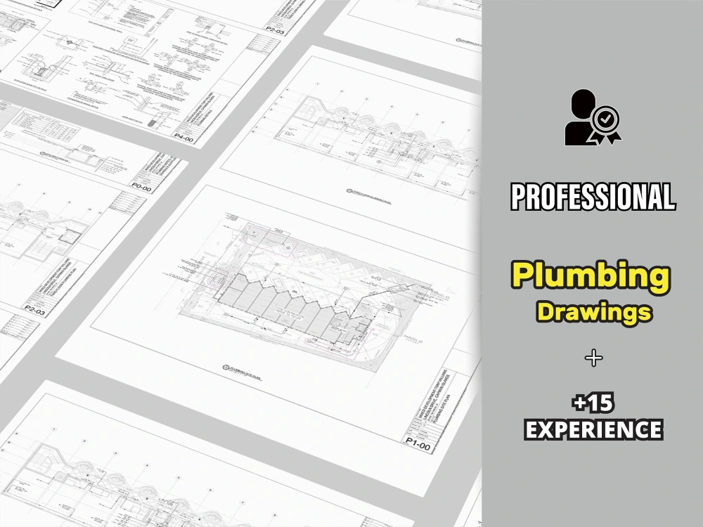 MEP plumbing electrical or HVAC drawing for city permit | Upwork