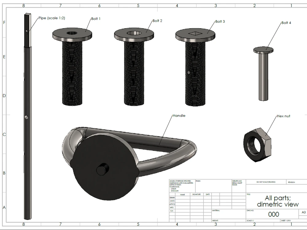 Designed 3d cad models, technical drawings, renderings | Upwork