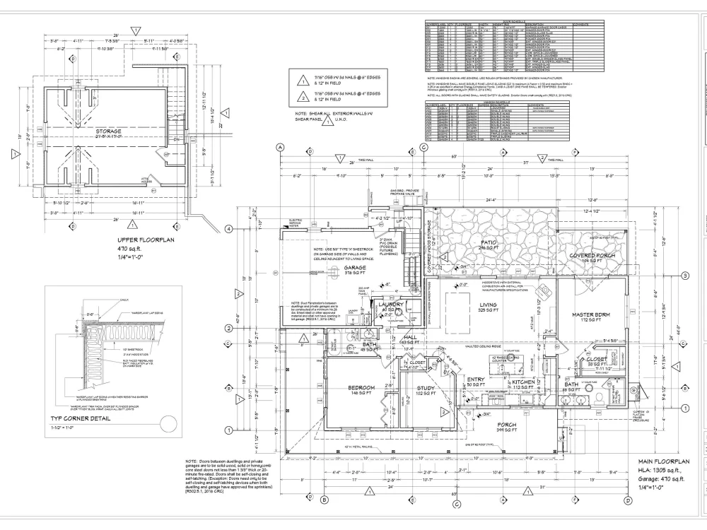 Architecture design, drawings, city permit pack in Chief Architect ...