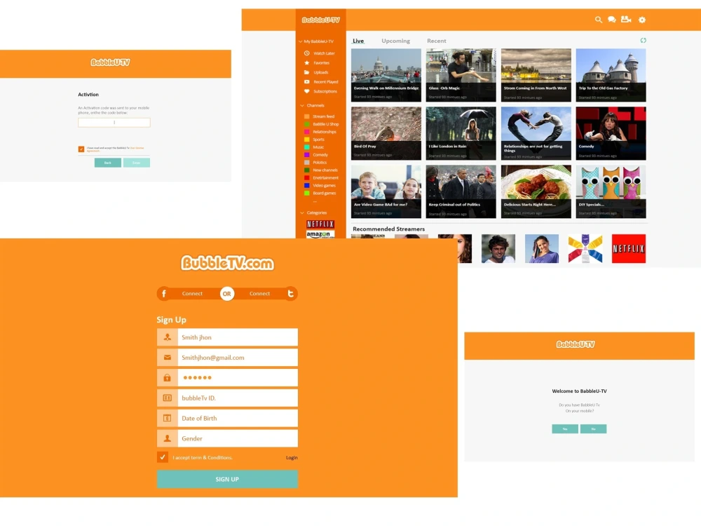 Creative and amazing ui ux designs for your mobile and web apps | Upwork
