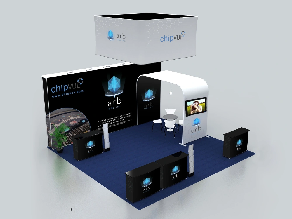 Eye catching printable backdrop or trade show booth backdrop banner ...