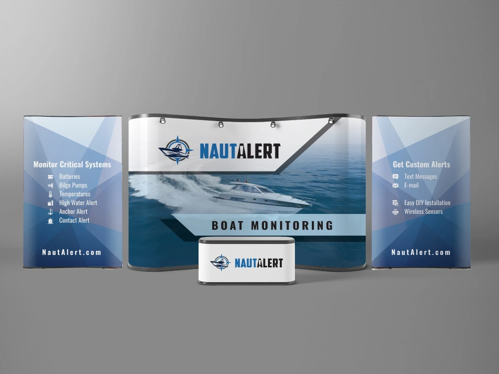 Eye catching printable backdrop or trade show booth backdrop banner ...