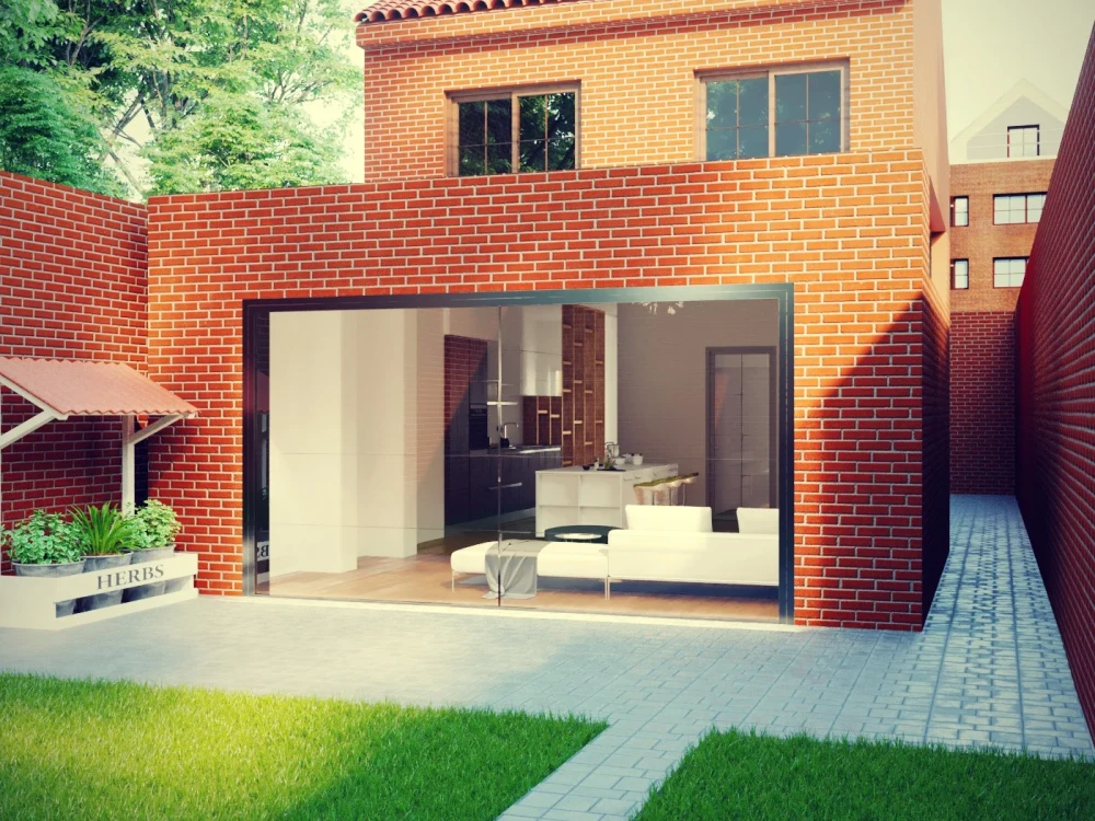 Full House Design. 2D Floor plan, 3D Exterior, 3D Interior. | Upwork