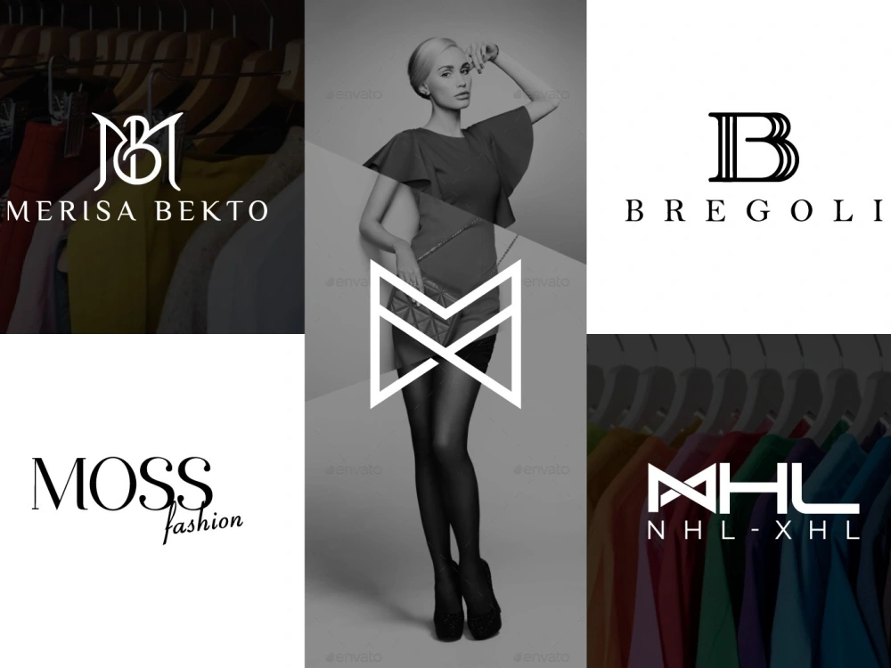 Creative modern fashion clothing line logo design | Upwork