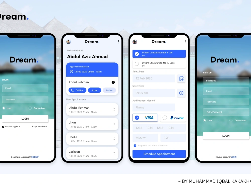 A modern mobile or website UI UX design | Upwork