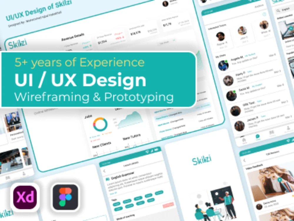 A modern mobile or website UI UX design | Upwork