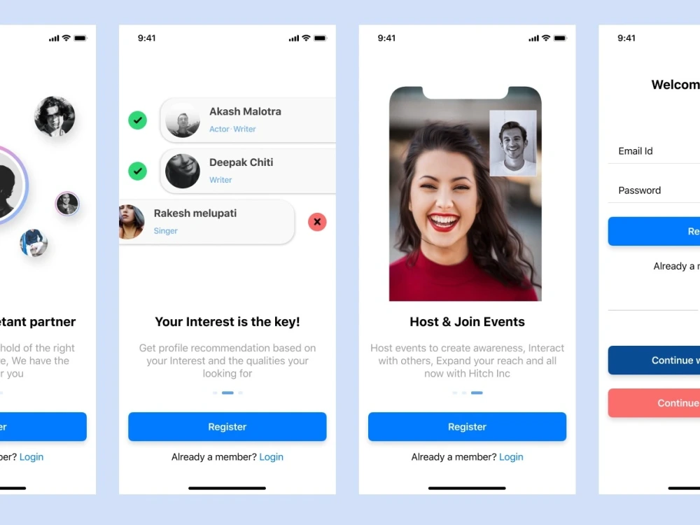 An app design that has pleasing interface and aesthetics | Upwork
