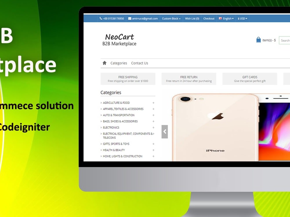 E-commerce system in WooCommerce & WordPress,CodeIgniter,Laravel | Upwork