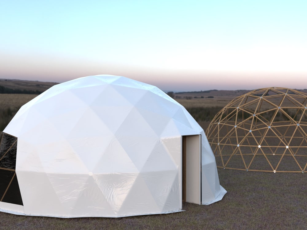 Geodesic Domes ready to build! Design, technical drawings and renders ...