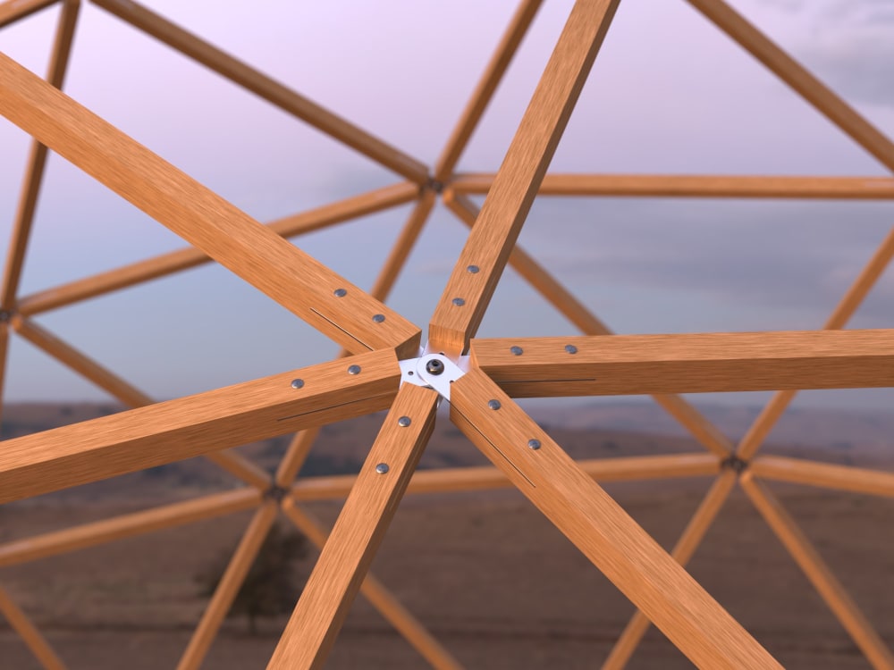 Geodesic Domes ready to build! Design, technical drawings and renders ...