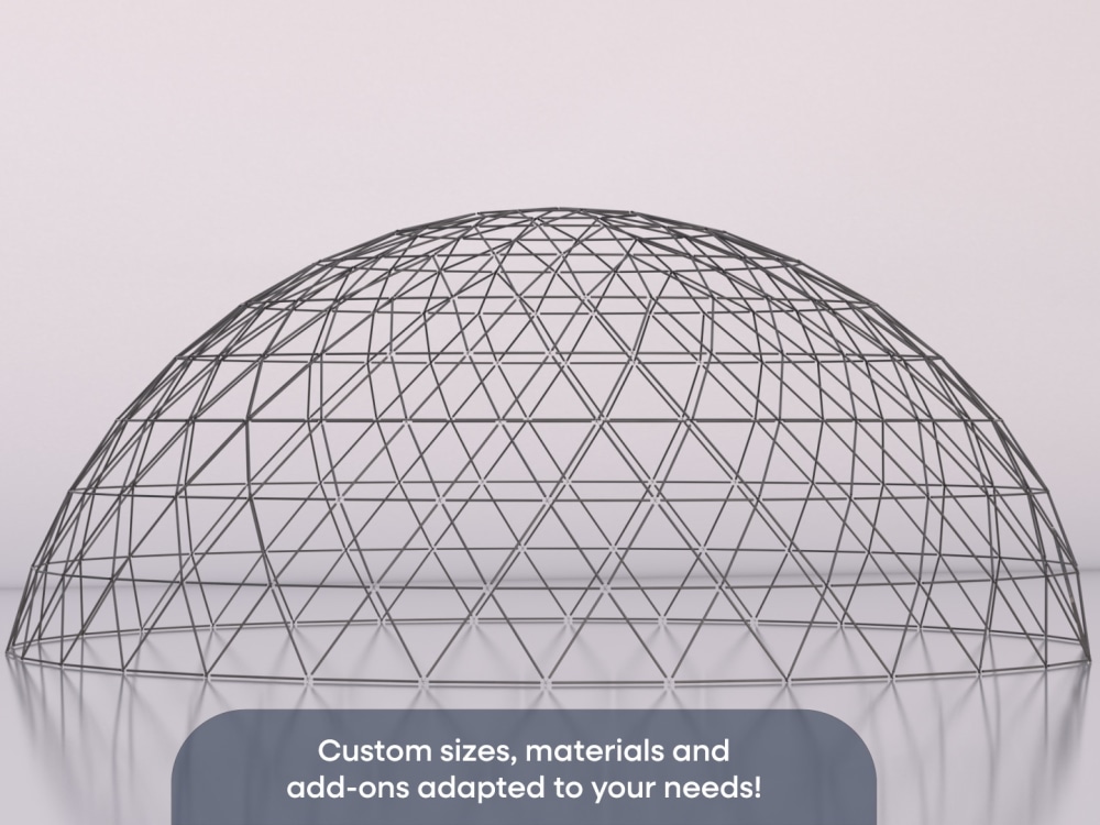 Geodesic Domes ready to build! Design, technical drawings and renders ...