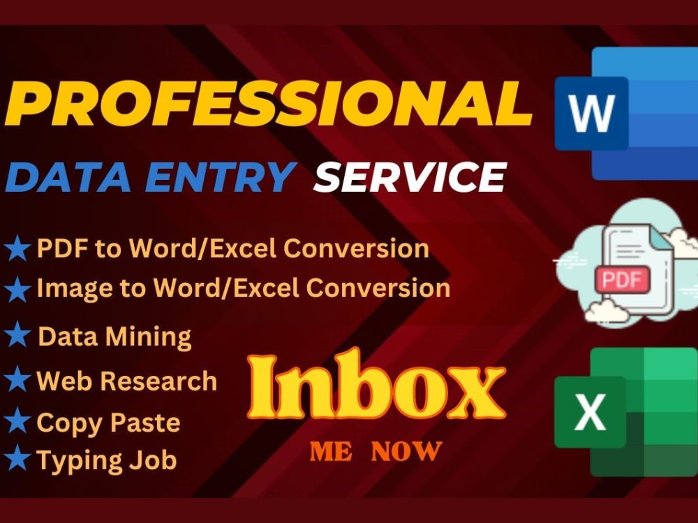 Professional & Quick Data Entry Services with 100% Accuracy | Upwork
