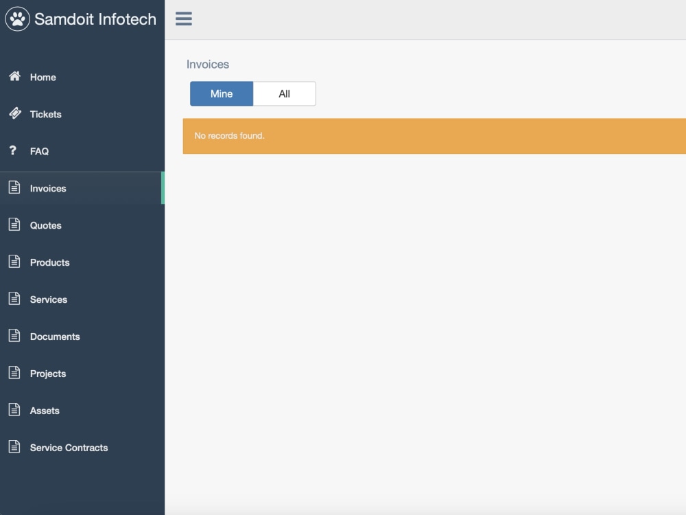 VTiger CRM Customer Portal Template | Upwork