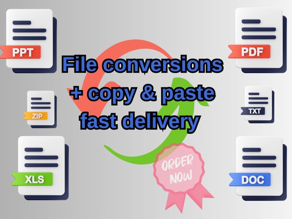 Efficient PDF Conversions: Excel, PPT, WORD,TXT, PDF Transformation | Upwork