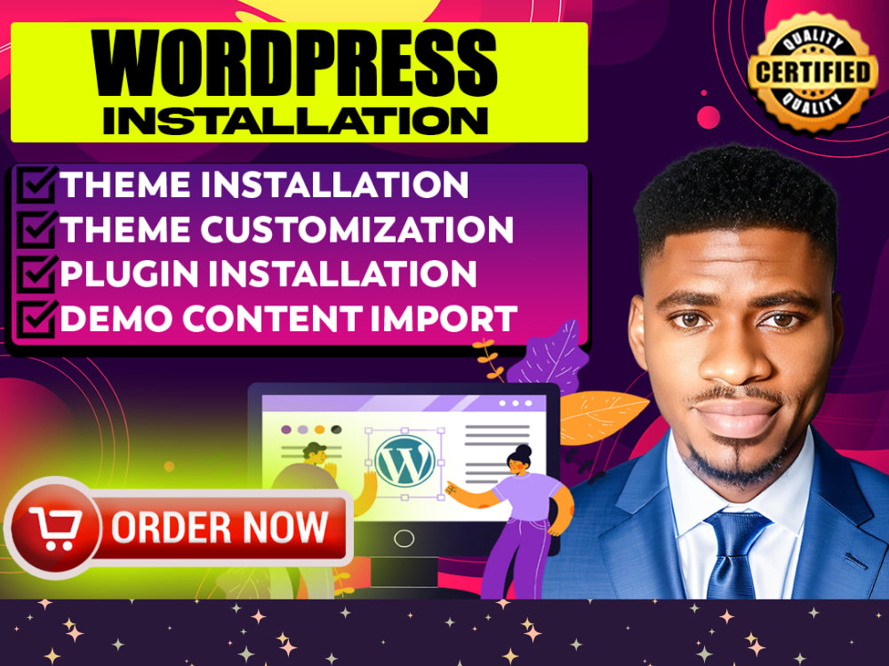 Wordpress Installation And Theme Setup Wordpress Customization Upwork