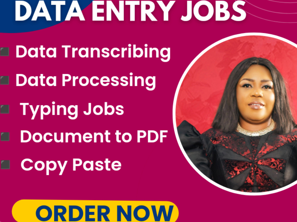 Data entry jobs with accuracy that will ease your office work flow | Upwork