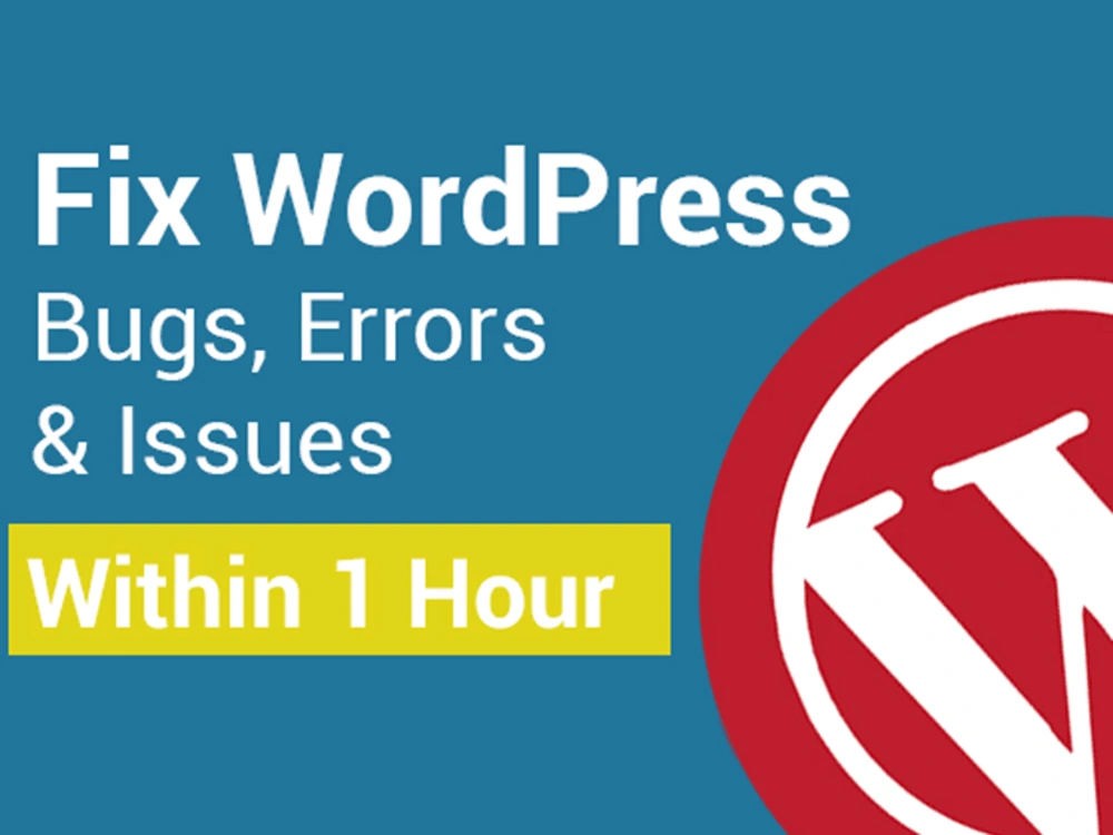 Your WordPress error fixed in 1 Hour | Upwork