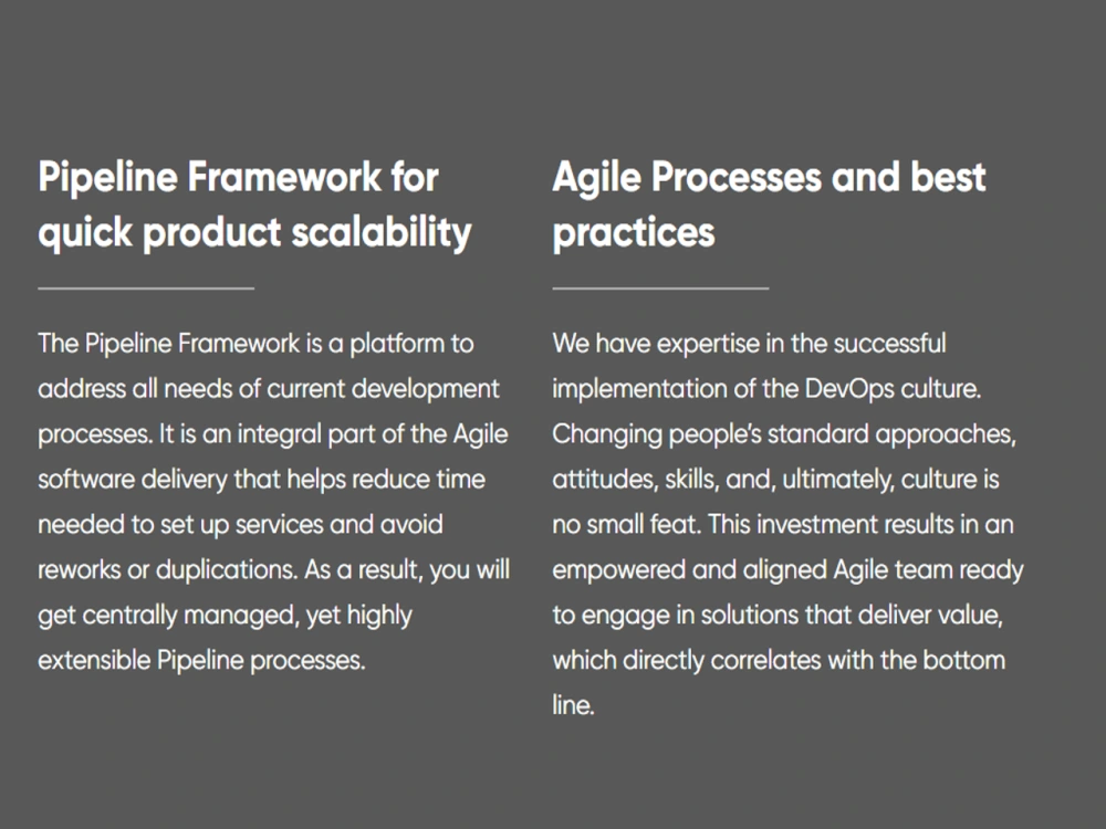 Pipeline Framework for fast application scaling | Upwork