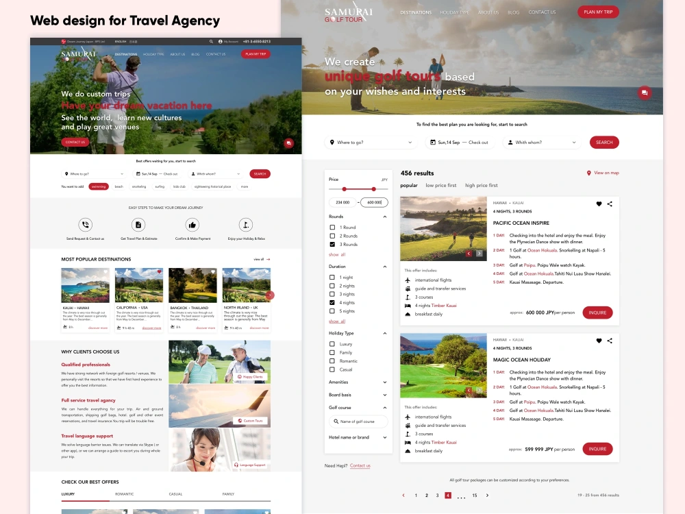A unique, user-friendly website design from scratch for you business ...