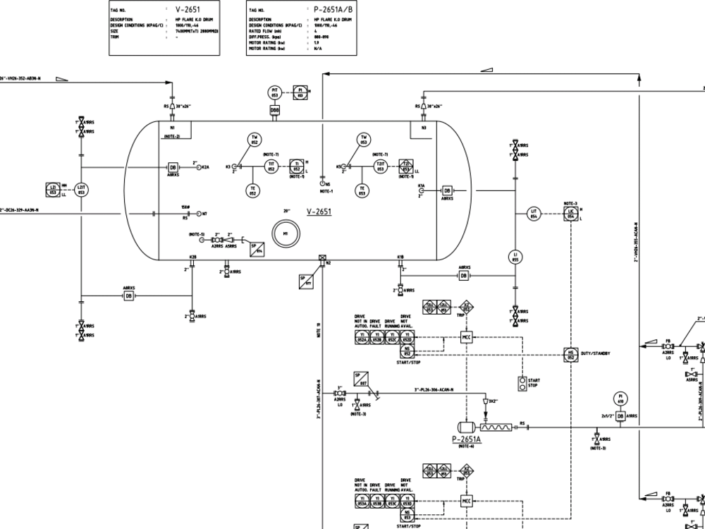 PFD, PID, UFD and Porcess Flow Drawings on autocad and cadworx | Upwork