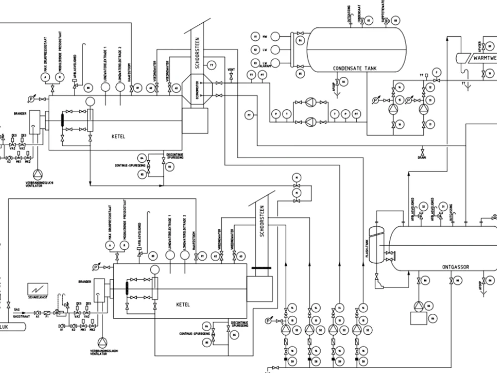 PFD, PID, UFD and Porcess Flow Drawings on autocad and cadworx | Upwork
