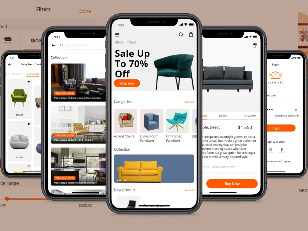 Provide creative, modern ux ui design for mobile app | Upwork